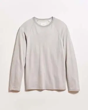 Billy Reid Raglan Crew - Silver