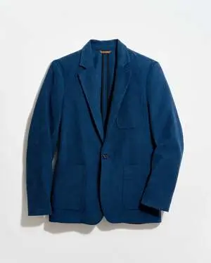 Billy Reid Moleskin Dylan Jacket - Blue