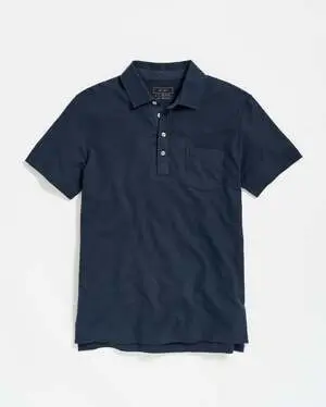 Billy Reid Pique Pensacola Polo - Blue