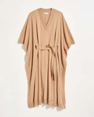 Billy Reid Poncho Sweater Dress - Tan