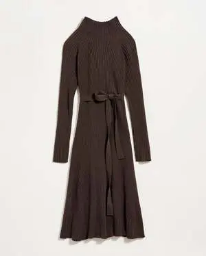 Billy Reid Turtleneck Sweater Dress - Coffee Bean