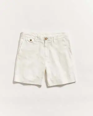 Billy Reid Slub Cotton Short - White