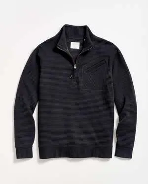 Billy Reid Quilted Half Zip