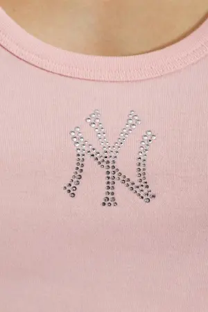 SPORTY  RICH Sporty & Rich Sleeveless Vest With 'ny' Logo Detail