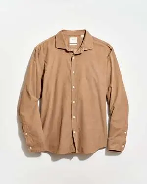 Billy Reid Corduroy Cedar Shirt - Light Brown