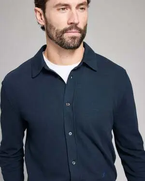 Billy Reid Long Sleeve Textured Yellowhammer Shirt