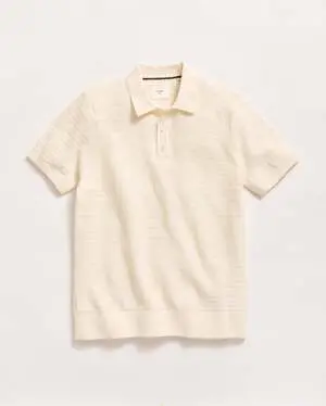 Billy Reid Lachlan Links Polo - White
