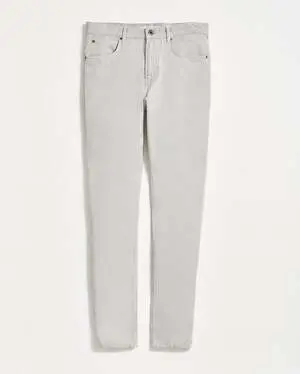 Billy Reid Cotton Linen 5 Pocket Pant - Grey