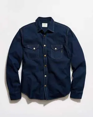 Billy Reid Shoals Shirt - Denim