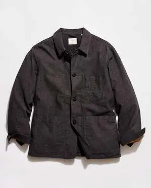 Billy Reid Chambray Chore Jacket - Grey