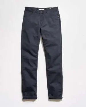 Billy Reid Cotton Linen 5 Pocket Pant - Blue