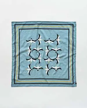 Billy Reid Pelican Plaid Bandana
