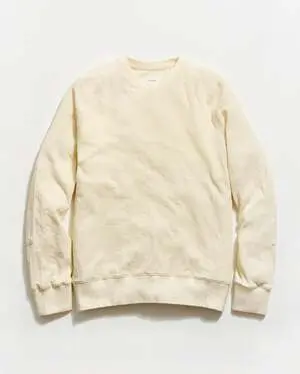 Billy Reid Crinkle Rib Crew - White