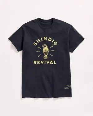 Billy Reid Shindig Tee - Black