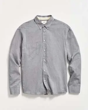 Billy Reid Arnie Oxford Shirt - Grey