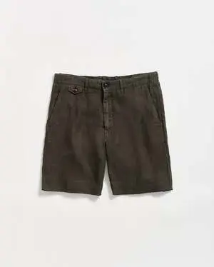 Billy Reid Linen Moore Short - Grey