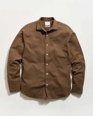 Billy Reid Seersucker Cedar Shirt - Green