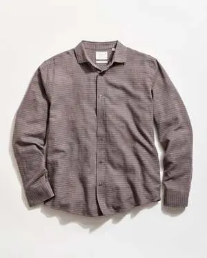 Billy Reid Houndstooth Cedar Shirt - Multi Colored