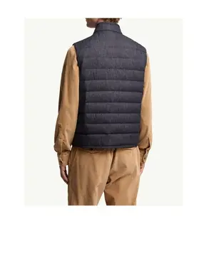 Moncler Liorane Denim Down Vest