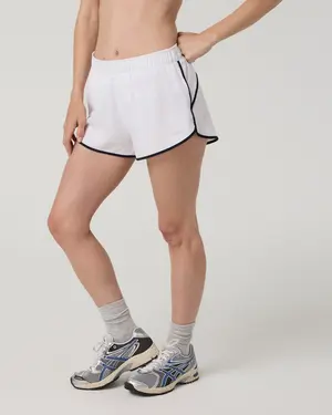 Vuori Vuori Clementine Retro Shorts 2.5" White