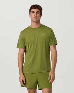 Vuori Short Sleeve Strato Breathe Performance Tee - Meadow
