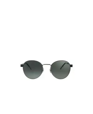Saint Laurent Round Frame Sunglasses - Black