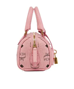 Mcm Ella Visetos Boston Bag