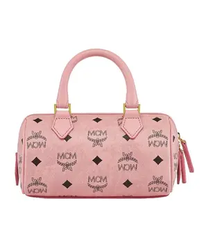 Mcm Ella Visetos Boston Bag