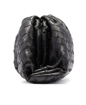 Bottega Veneta Woven Clutch Bag - Black