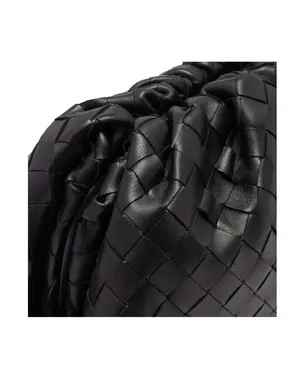 Bottega Veneta Woven Clutch Bag - Black