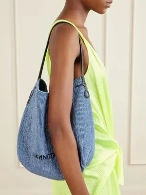 JW Anderson Beaded Canvas Tote - Blue