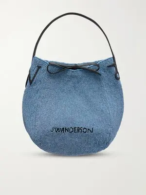 JW Anderson Beaded Canvas Tote - Blue