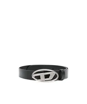 DIESEL® B-1dr W Metallic Effect Belt - Black