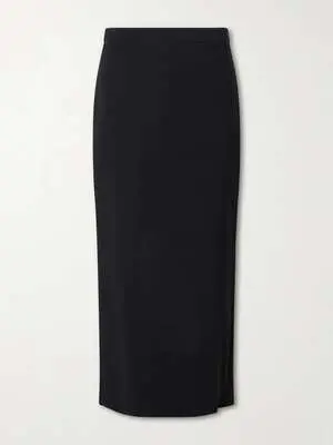 Givenchy Crepe Midi Skirt - Black
