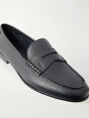 Polo Ralph Lauren Pebble-grain Leather Loafers