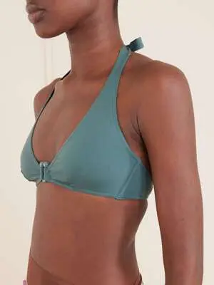 ERES Noctambule Embellished Halterneck Bikini Top
