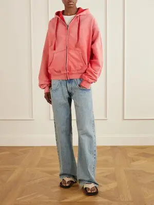 MAISON MARGIELA Cotton-jersey Zip-up Hoodie