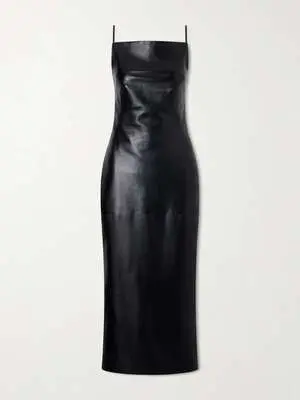Givenchy Leather Midi Dress