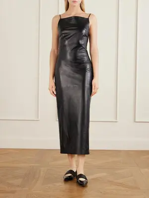 Givenchy Leather Midi Dress