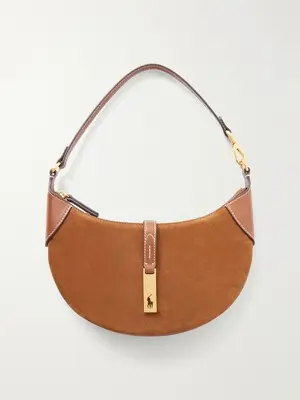 Polo Ralph Lauren Suede Shoulder Bag - Brown