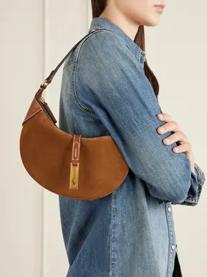 Polo Ralph Lauren Suede Shoulder Bag - Brown