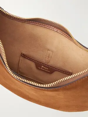 Polo Ralph Lauren Suede Shoulder Bag - Brown