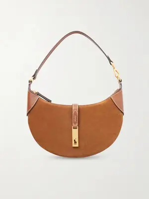 Polo Ralph Lauren Suede Shoulder Bag - Brown