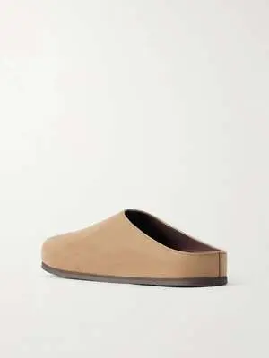 Studio Nicholson Wearing Suede Slip-ons
