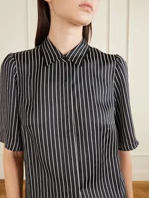 Maria Mcmanus Striped Habotai Blouse