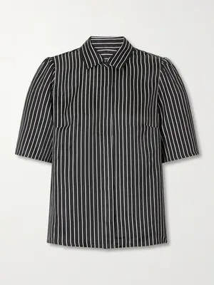 Maria Mcmanus Striped Habotai Blouse
