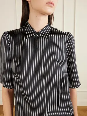 Maria Mcmanus Striped Habotai Blouse