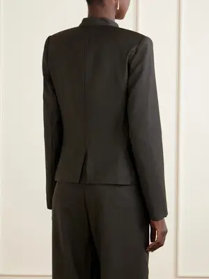 ST. AGNI Moto Wool-blend Jacket - Gray