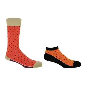 PEPER HAROW - MADE IN ENGLAND Peper Harow Pin Polka Sock Bundle - Orange
