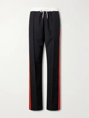 WALES BONNER Energy Striped Wool Track Pants